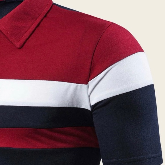 Polo Shirt | Shirts | Mens Sporty Cut Panel Polo Shirt New | Poshmark